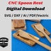 CNC Spoon Rest - Digital Files - Etsy