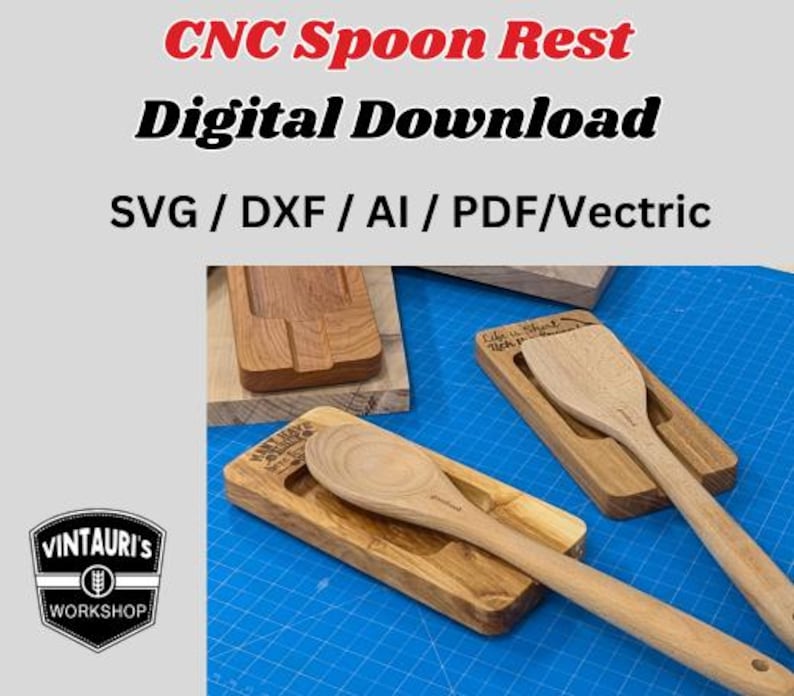 CNC Spoon Rest - Digital Files - Etsy Canada