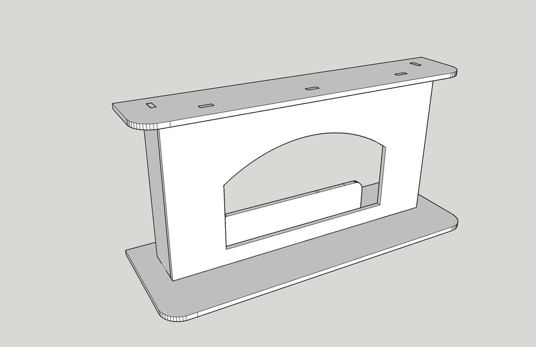 Laser Cut Cell Phone Fireplace - Digital Files - Etsy