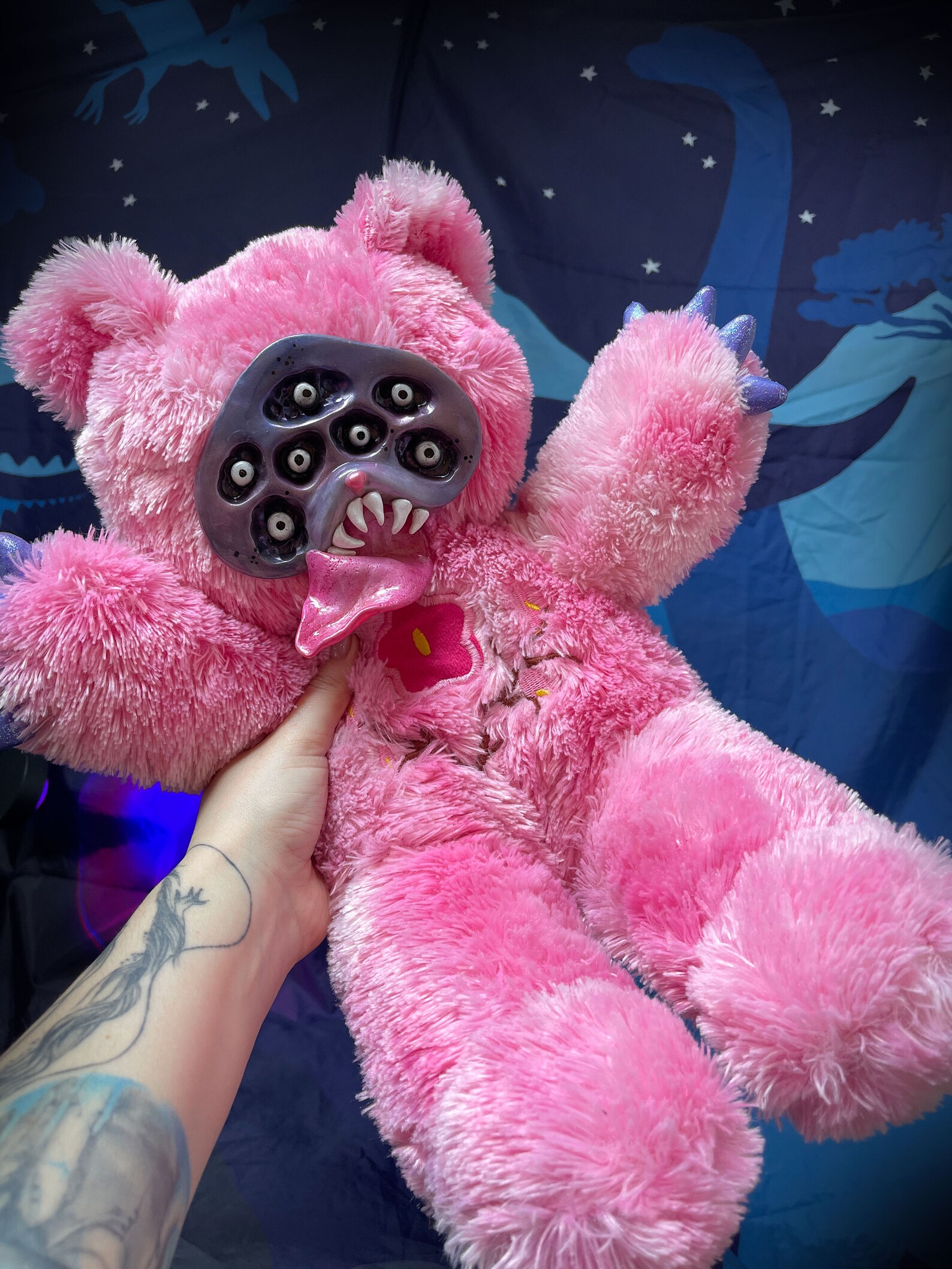 00AK Big Creepy Toy Kawaii Teddy / Creepy Bear Plushie With - Etsy