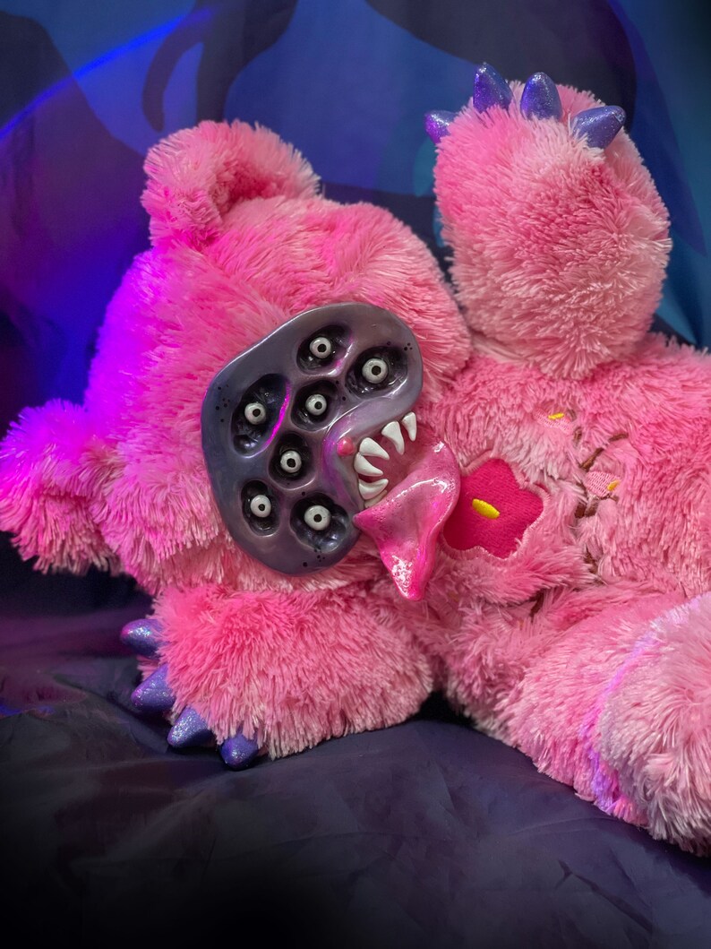 00AK Big Creepy Toy Kawaii Teddy / Creepy Bear Plushie With - Etsy
