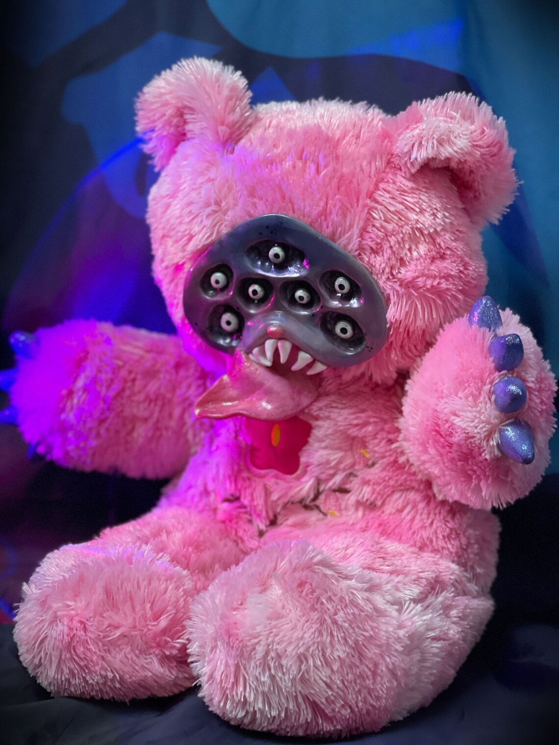 00AK Big Creepy Toy Kawaii Teddy / Creepy Bear Plushie With - Etsy