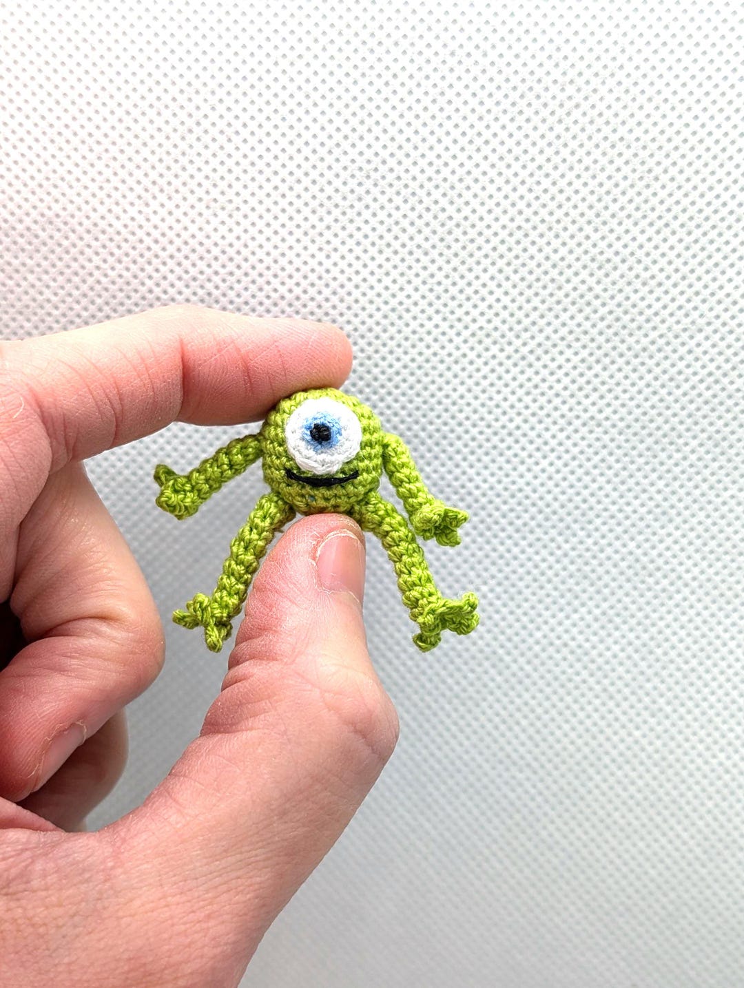 Monsters Ink Mike Wazowski Micro Crochet Miniature Stuffed Figure ...