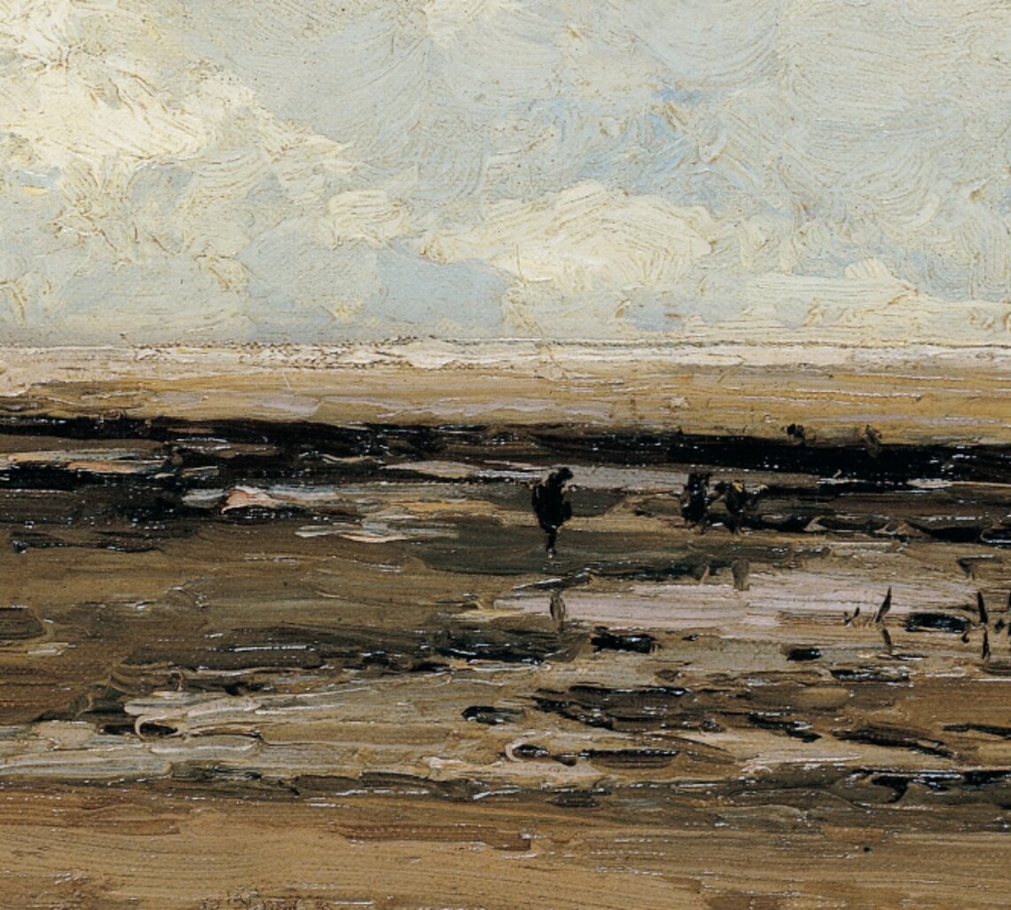 Normandy Beach Landscape - Instant Digital Download, Vintage Antique ...