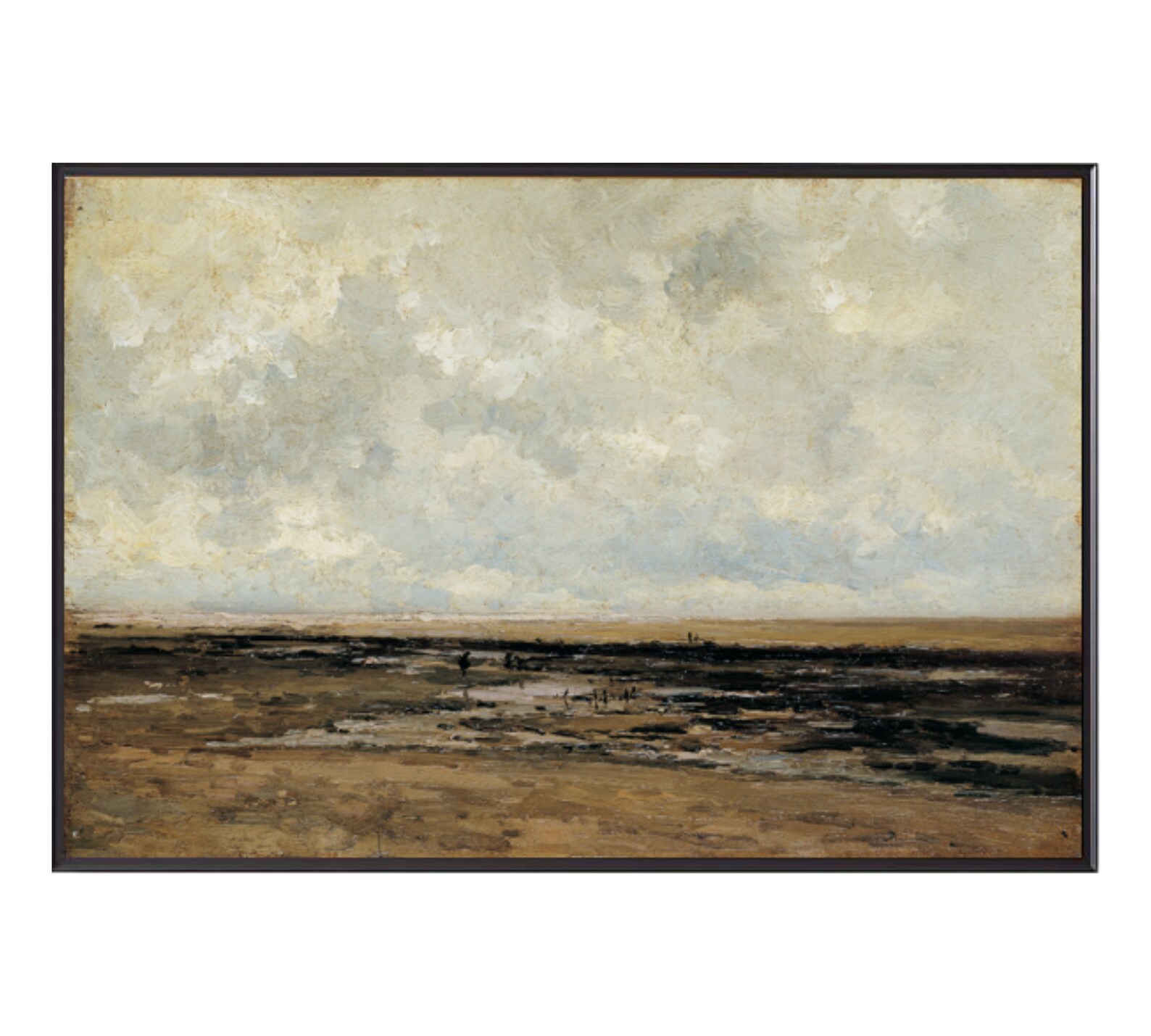 Normandy Beach Landscape - Instant Digital Download, Vintage Antique ...