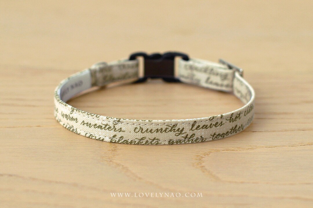Cat Collar - "fairy Story" - Fall Cat Collar / Breakaway or Non ...