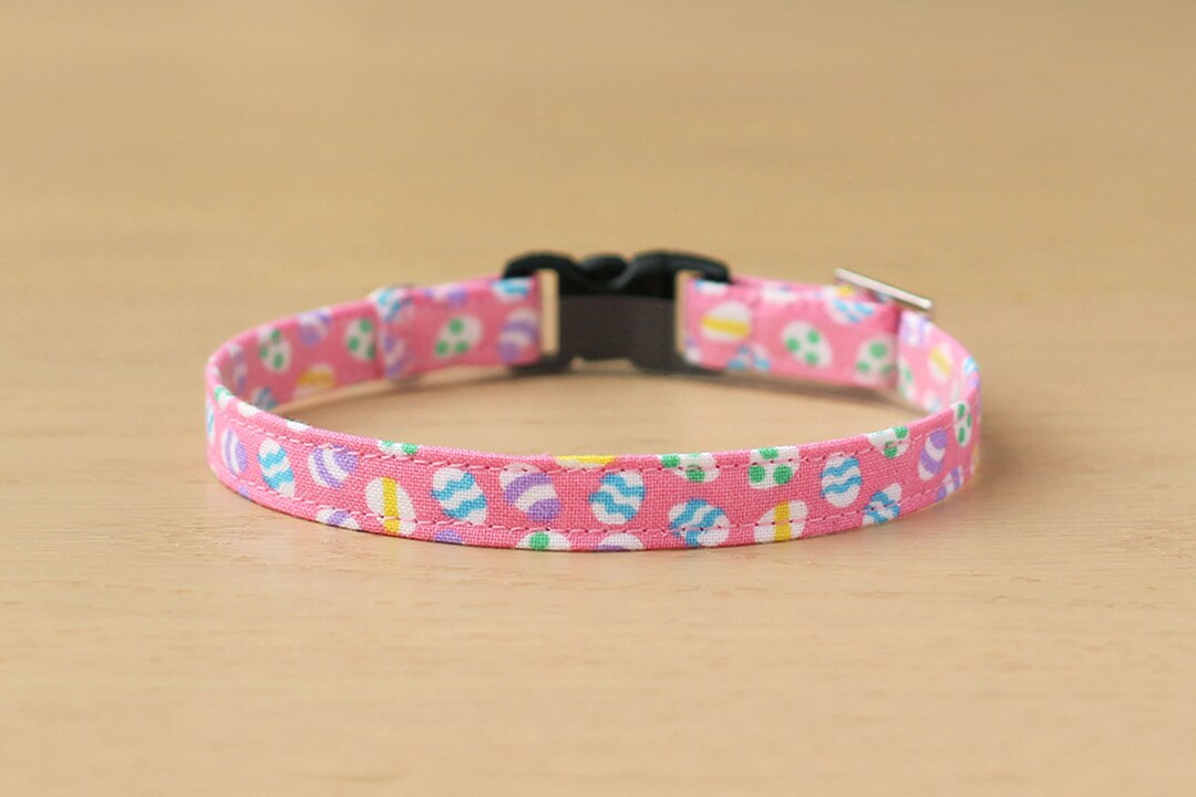 Cat Collar - "easter Egg" - Easter Eggs Cat Collar / Breakaway or Non ...