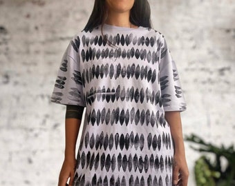 Block Print T Shirt - Etsy