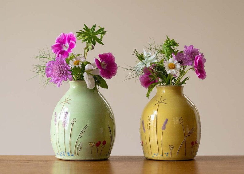 Wildflowers Small Posy Vase - Etsy