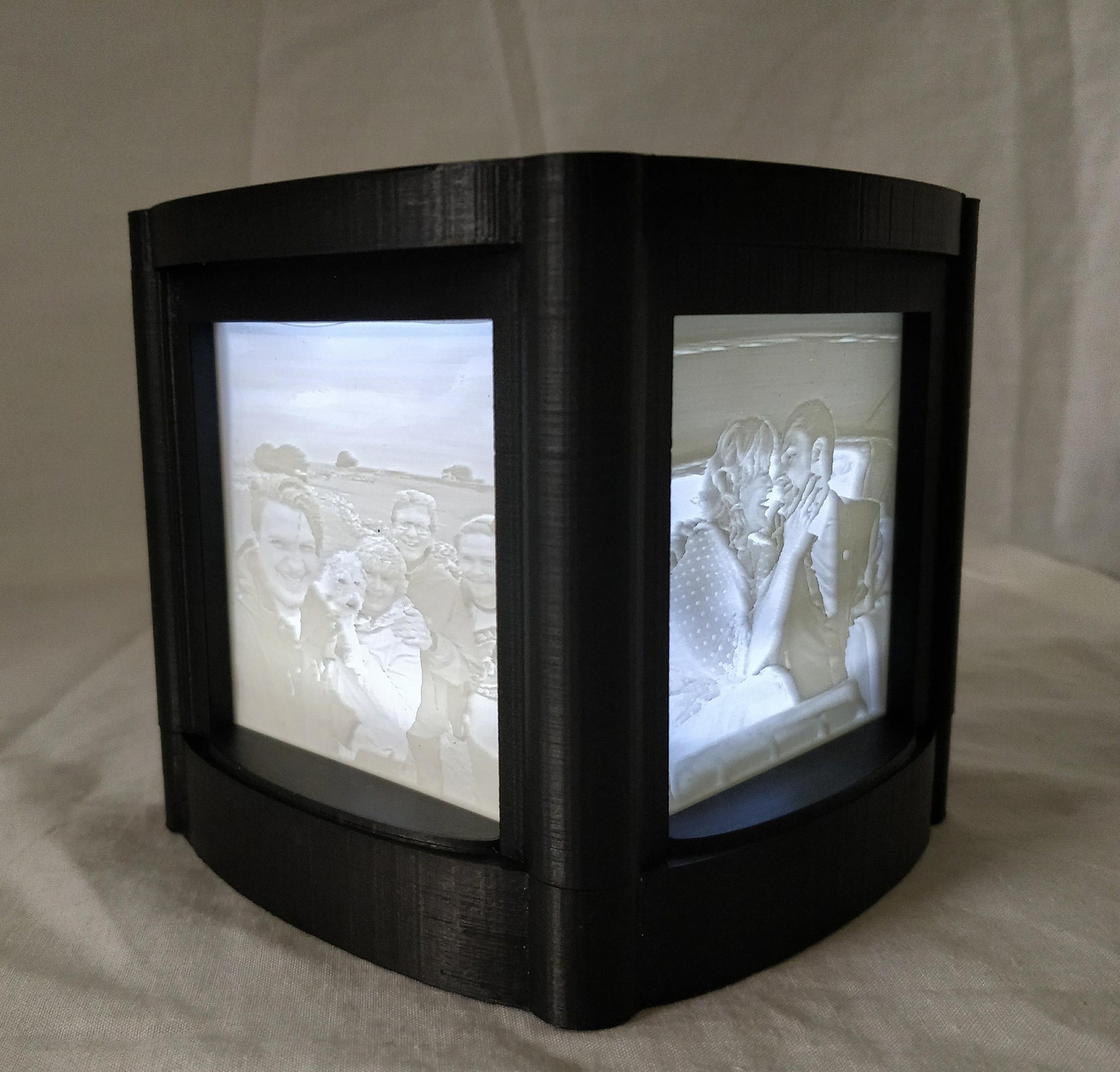Personalised Light Box 3D Printed Lithophane | Etsy