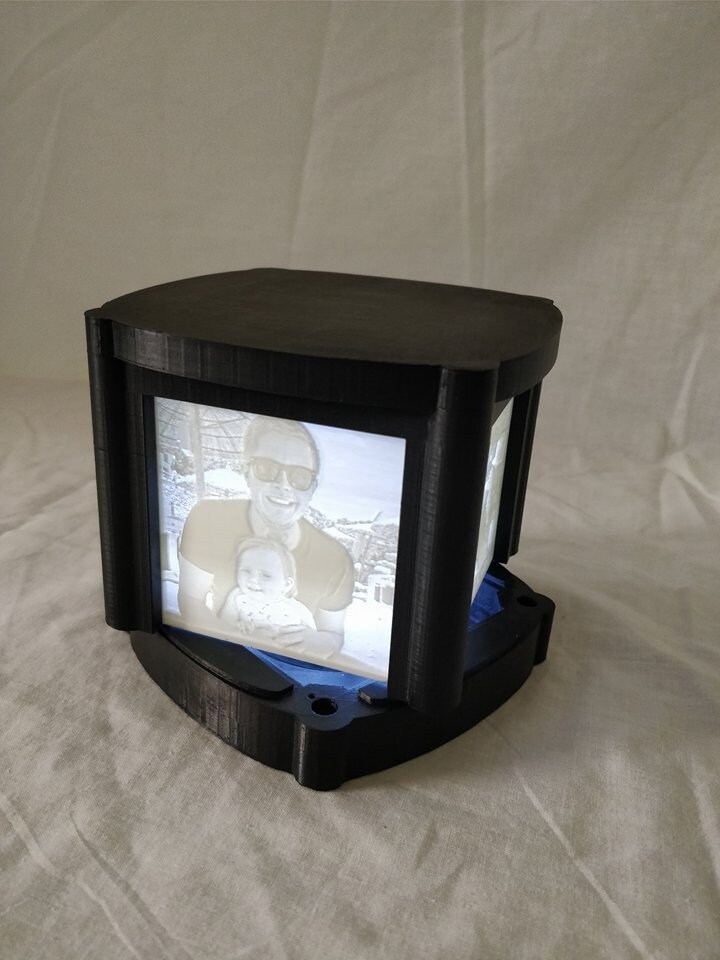Personalised Light Box 3D Printed Lithophane | Etsy