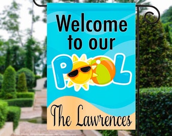 Swimming pool signs | Etsy