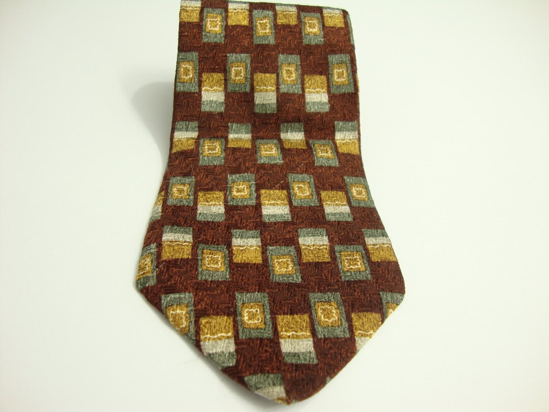 Vintage Mens traje PIERRE CARDIN corbata Made in USA italiano de seda ...