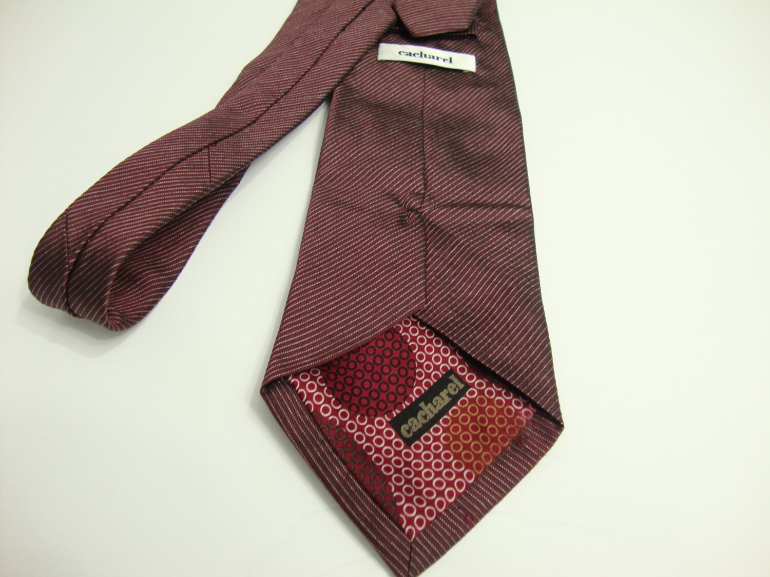 Vintage Mini Regimental Repp Tie / Made in ITALY / Handmade / 100% Silk ...
