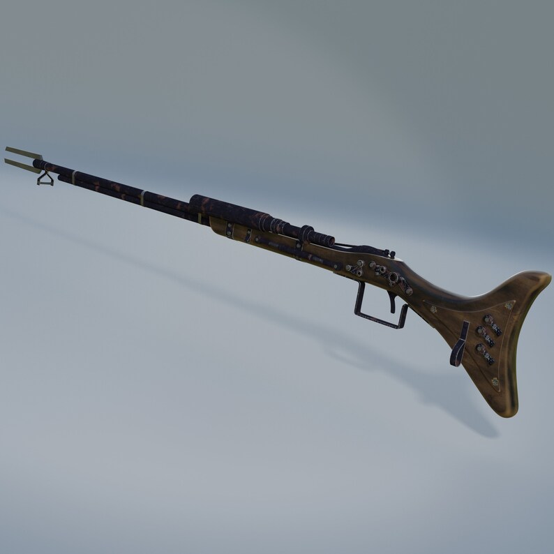 3D Model of Tusken Cycler Rifle from Star Wars | Etsy