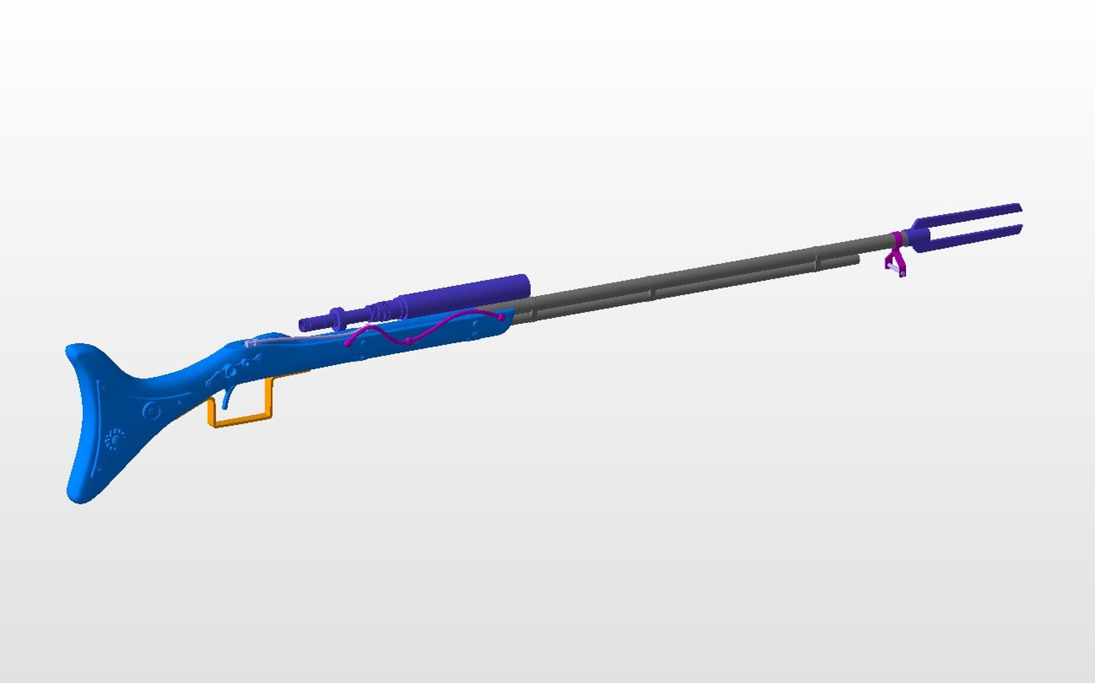 3D Model of Tusken Cycler Rifle from Star Wars | Etsy