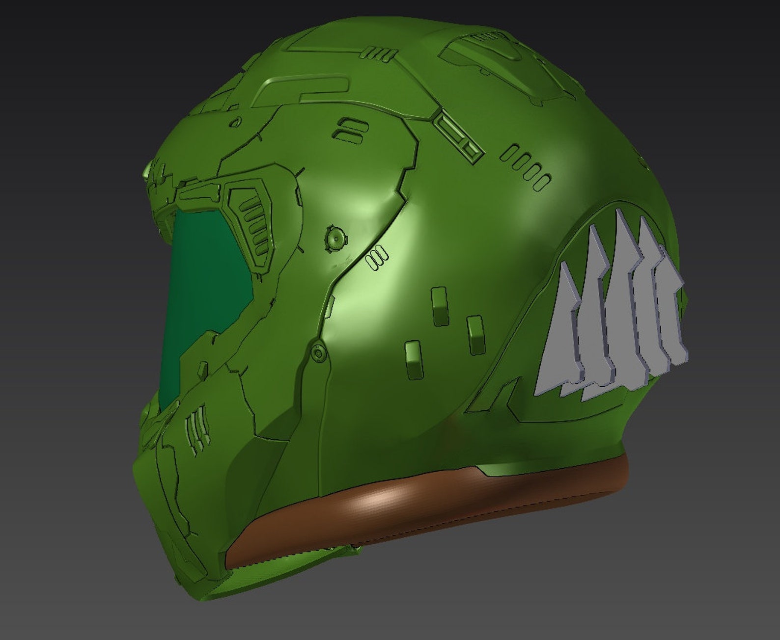 3D File of Doom Eternal Helmet | Etsy