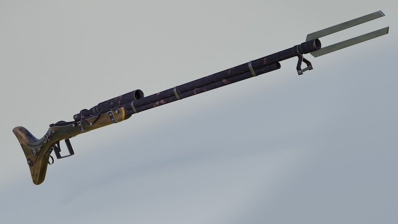 3D Model of Tusken Cycler Rifle from Star Wars | Etsy