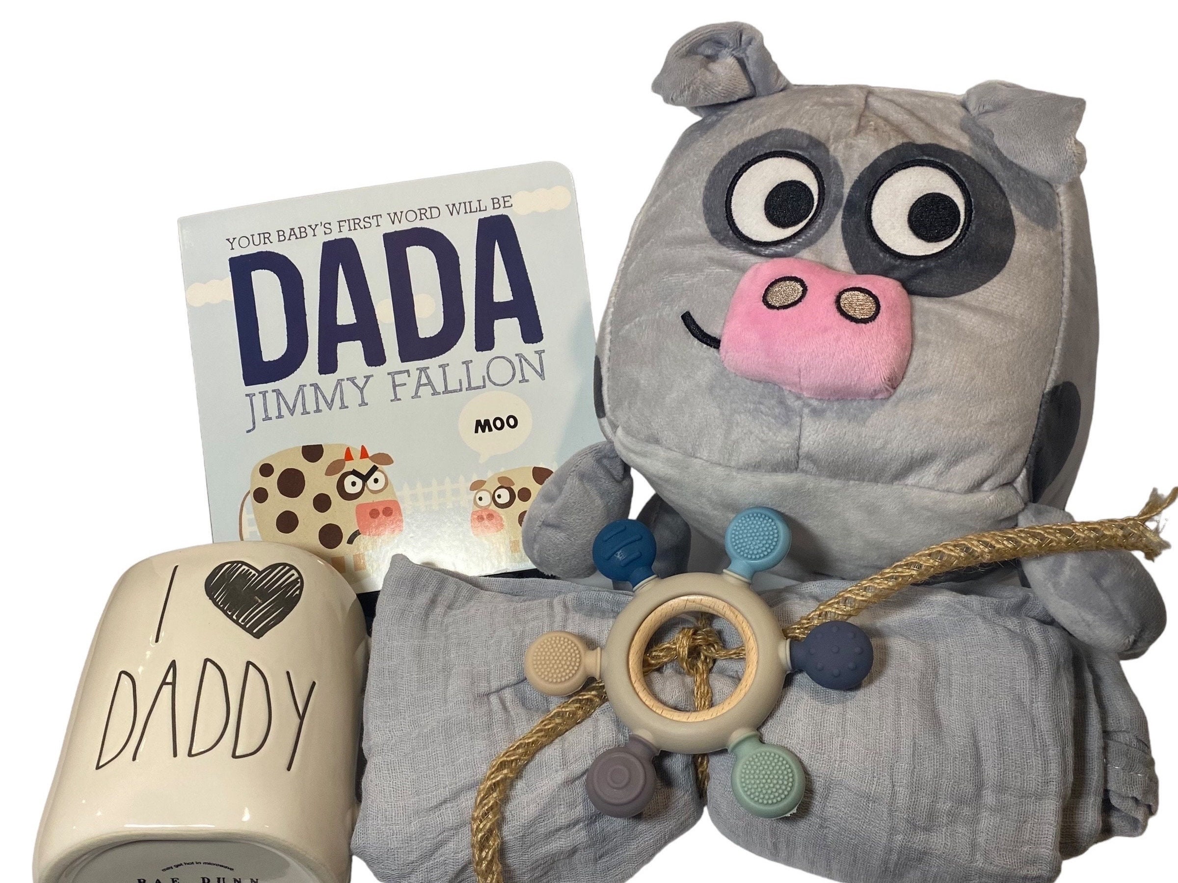New Dad Gift Basket, Pregnancy Gift Box, New Dad and Newborn Baby Boy ...
