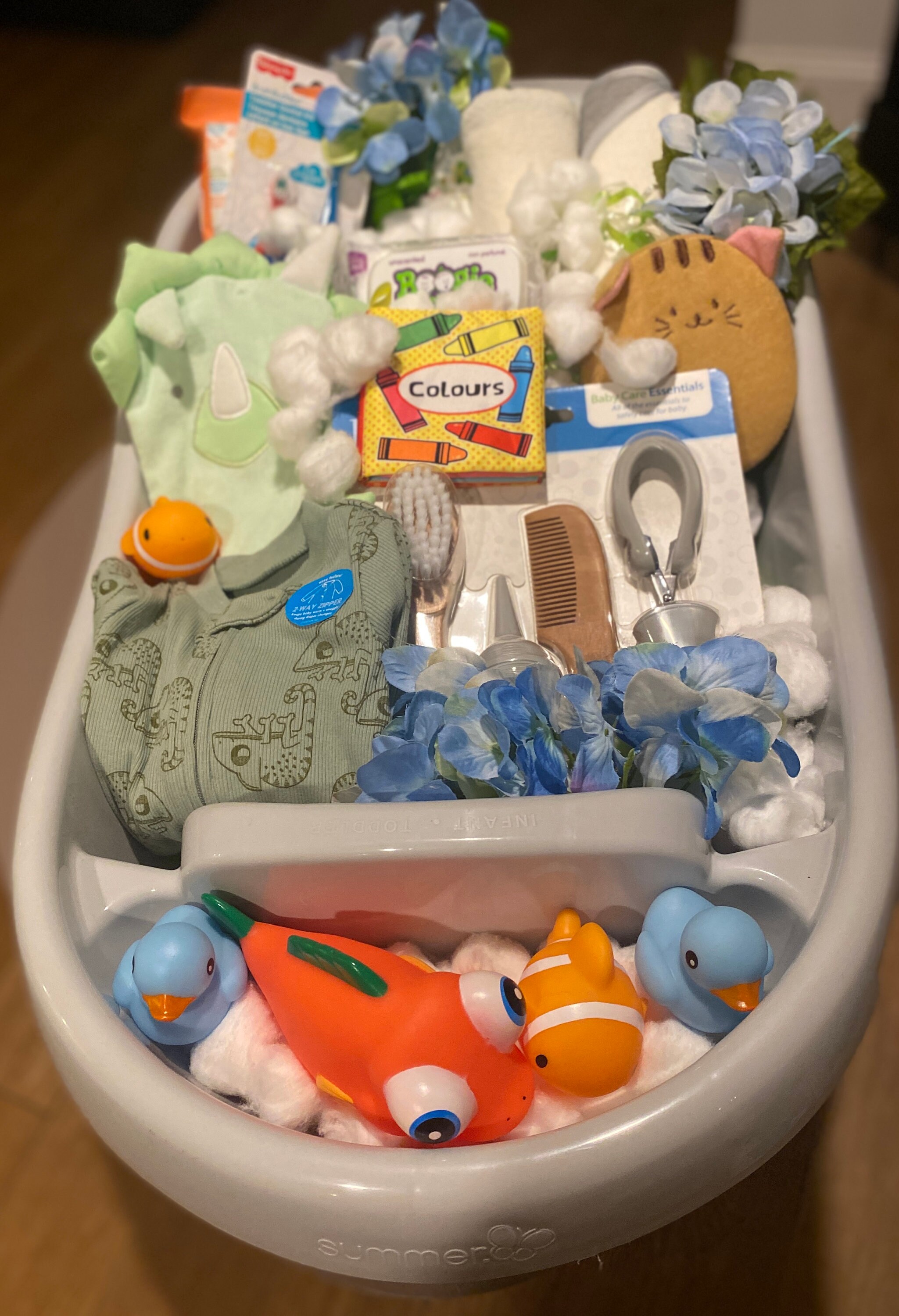 Baby Boy Infant Bathtub With All Essentials to Make Bathtime Perfect ...