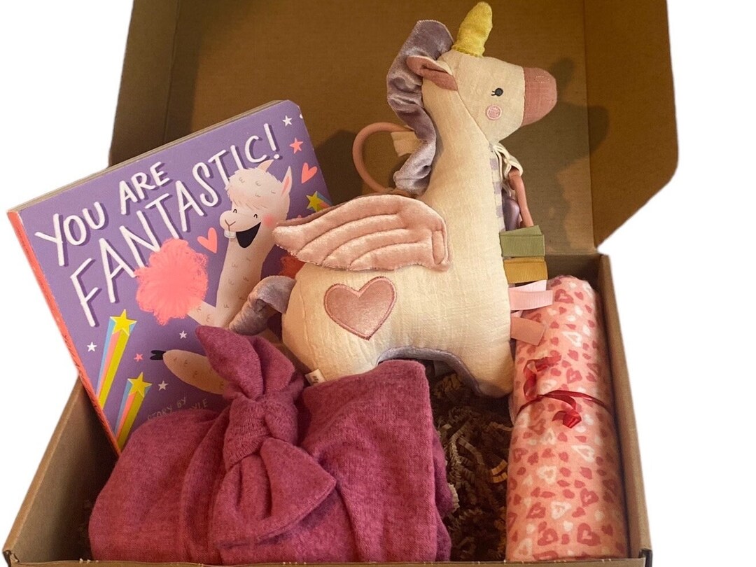 Baby Shower Girl Gift Box, Infant Girl Gift, New Mom, Expecting Mom or ...