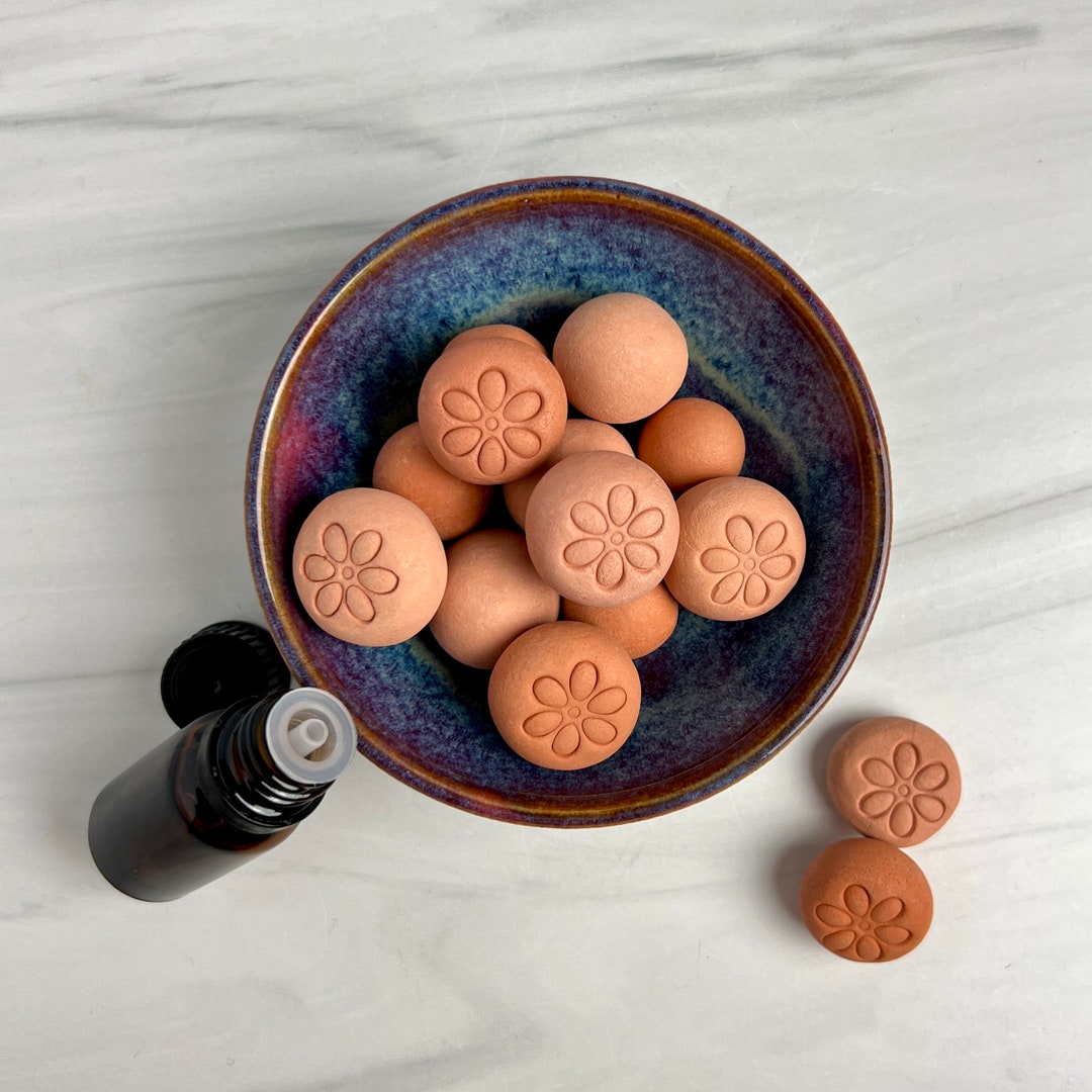 Clay Essential Oil Diffuser Stones: Terra Cotta Mix the Perfect Stress ...