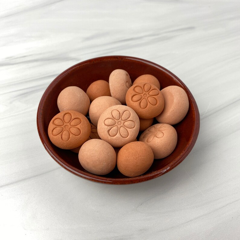 Clay Essential Oil Diffuser Stones: Terra Cotta Mix the | Etsy