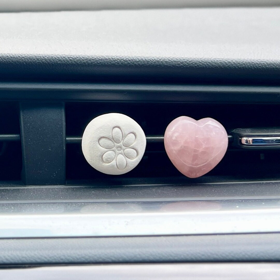 Clay Stone Car Vent Diffuser: Essential Oil Aromatherapy Car Charm - Etsy