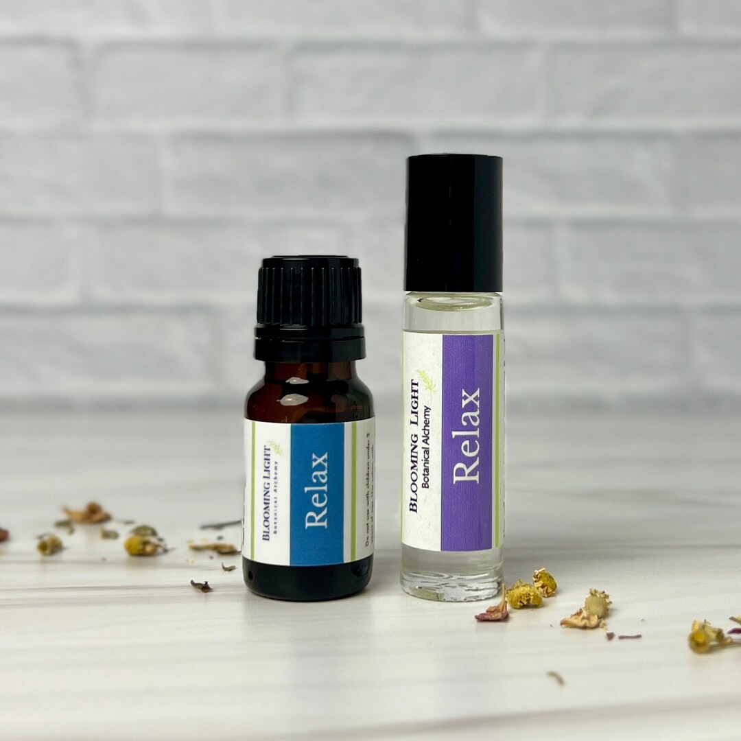 Relax Essential Oil Blends for Stress Relief and Relaxation - Etsy