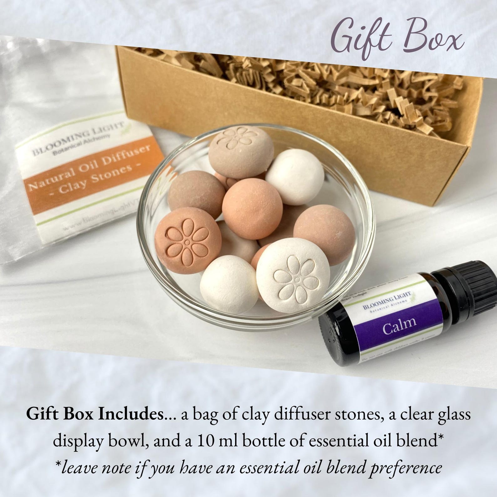 Clay Essential Oil Diffuser Stones, Rolled Stones Only: Boho Home Aroma ...