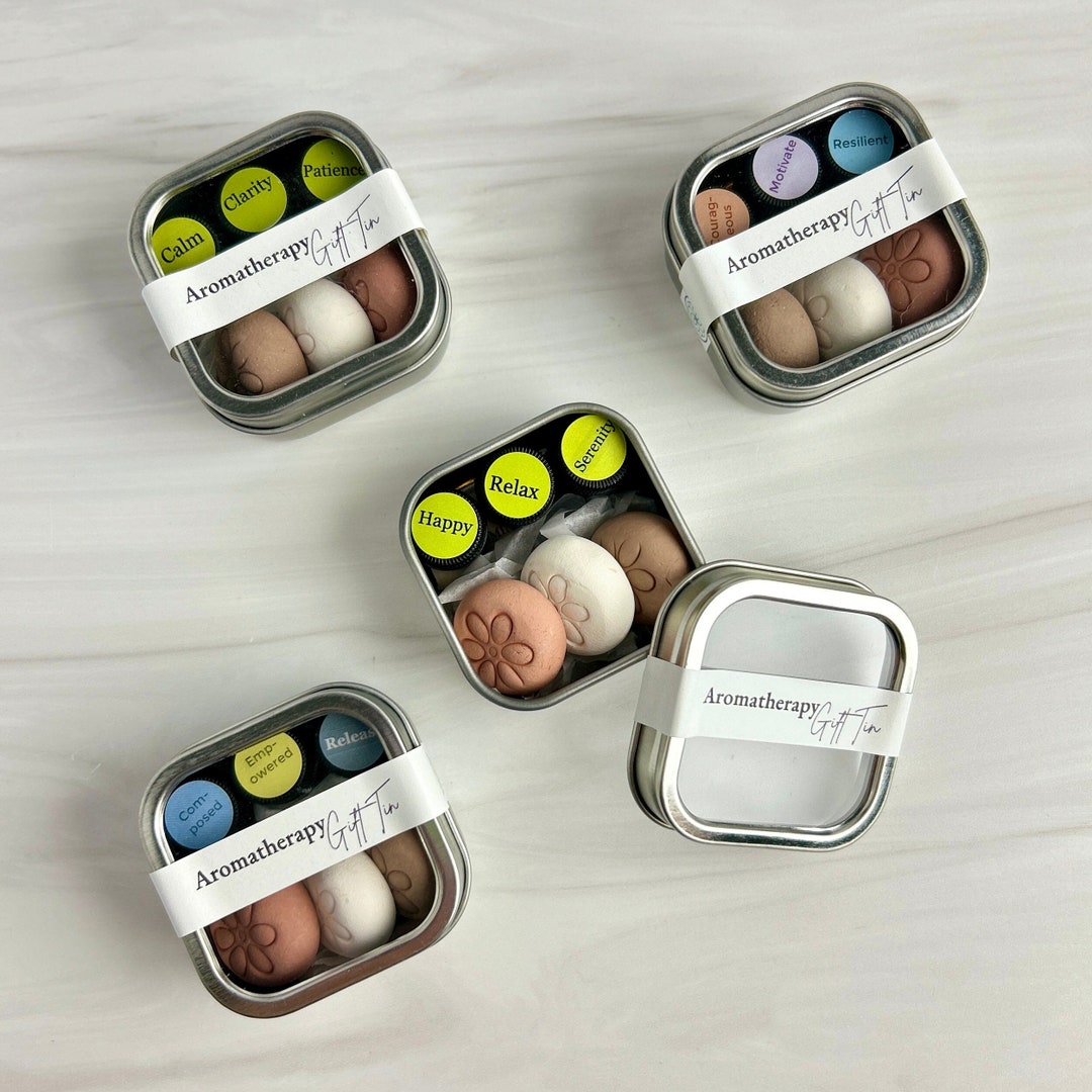 Aromatherapy Gift Set | This Sample Set Essential Oil Diffuser Tin ...