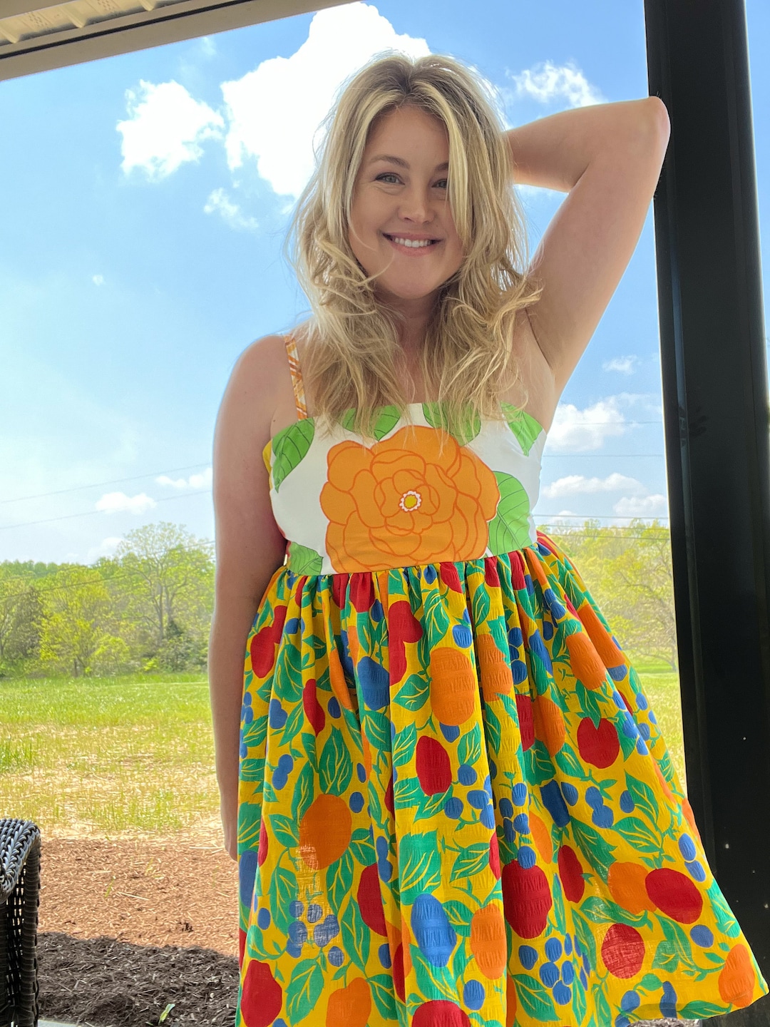 Handmade Citrus Dress - Etsy