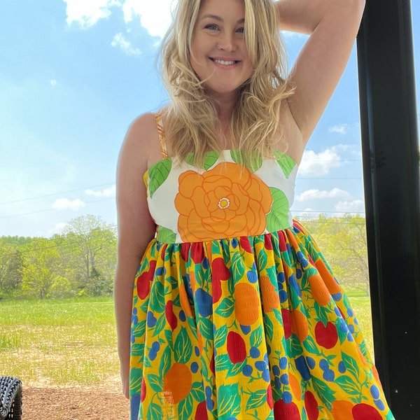 Citrus Dress - Etsy