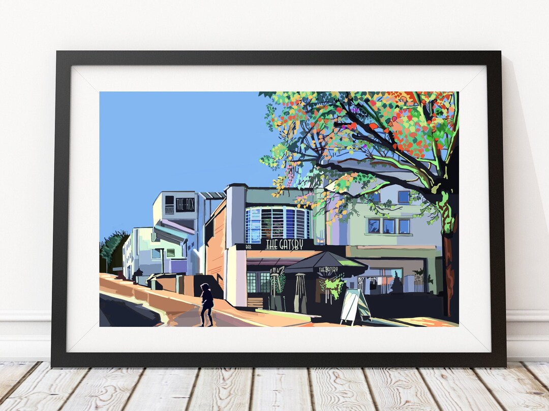 The Gatsby and the Rex Berkhamsted Art Print - Etsy
