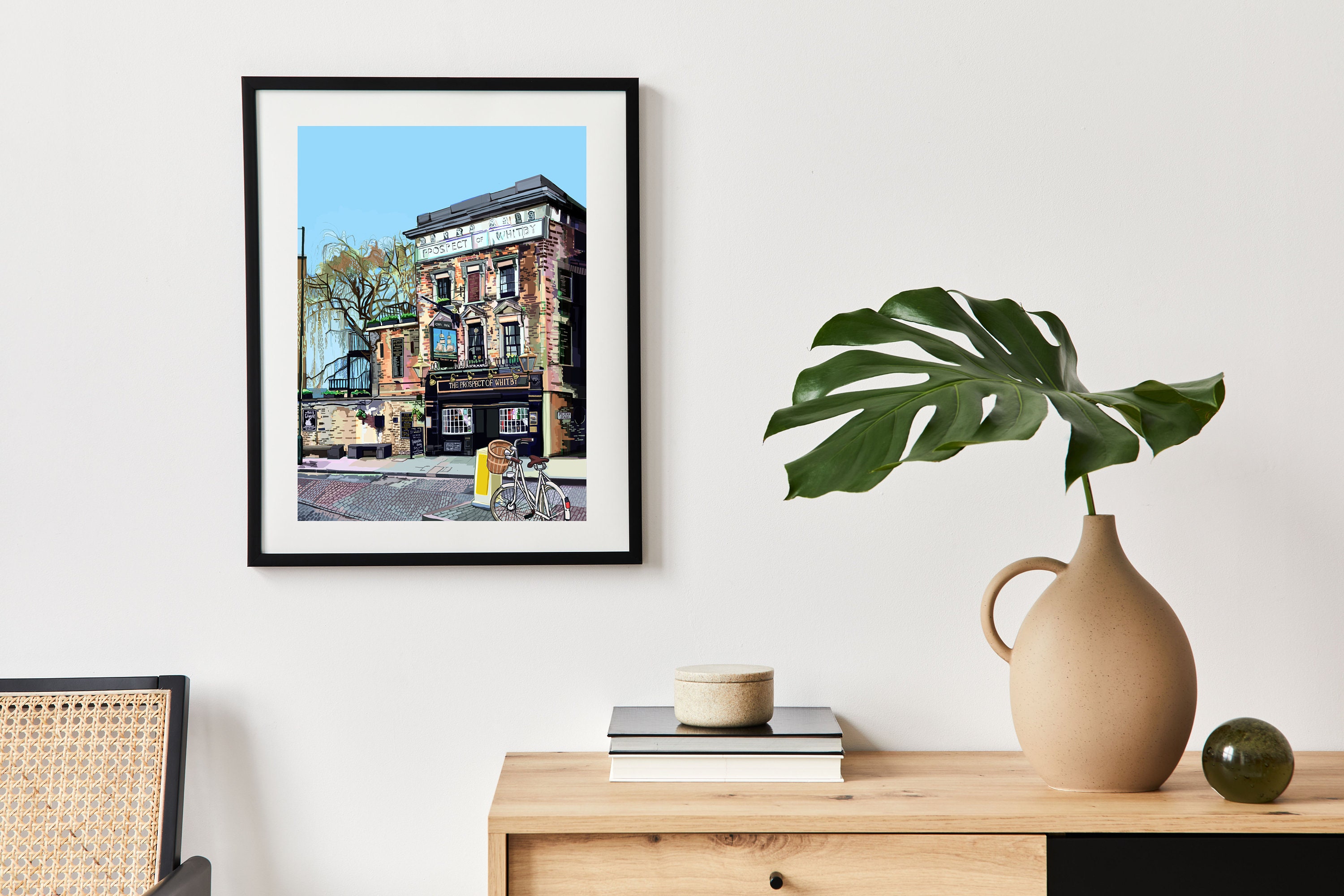 Prospect of Whitby Pub Wapping London Illustration Art Print - Etsy