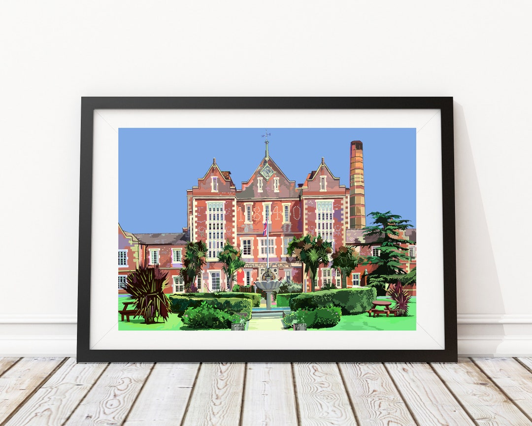 Springfield University Hospital, Tooting, South London Illustration Art ...