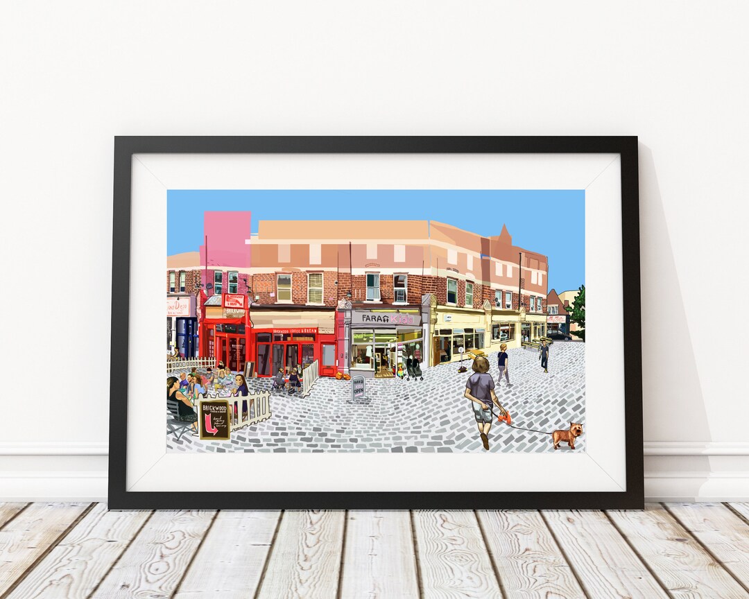 Hildreth Street, Balham, South London Illustration Art Print - Etsy