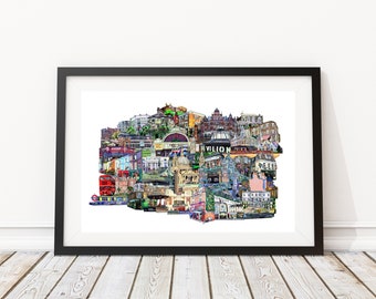 Prospect of Whitby Pub, Wapping, London Illustration Art Print - Etsy