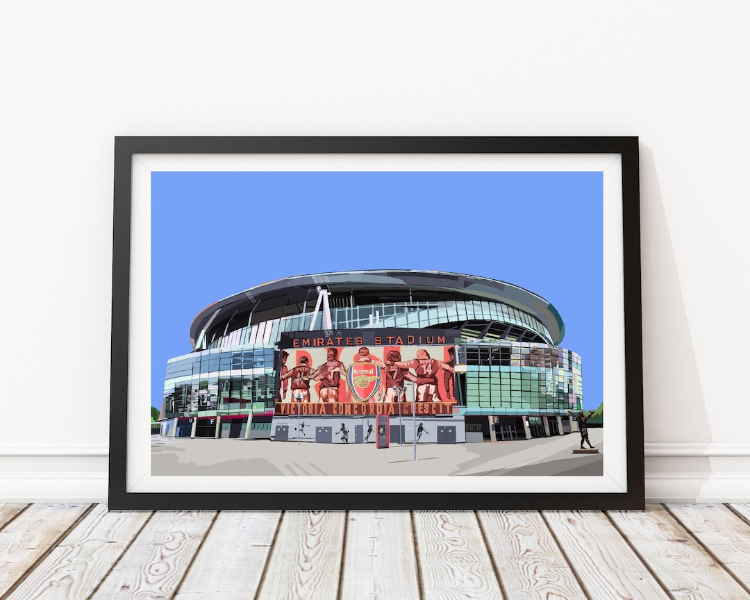Emirates Stadium (arsenal Stadium), Holloway, North London Illustration ...