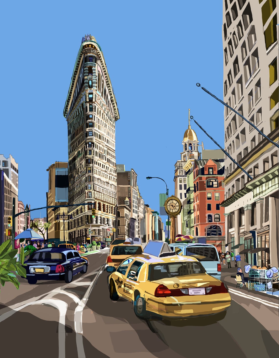 Flatiron Building Manhattan New York City Art Print | Etsy