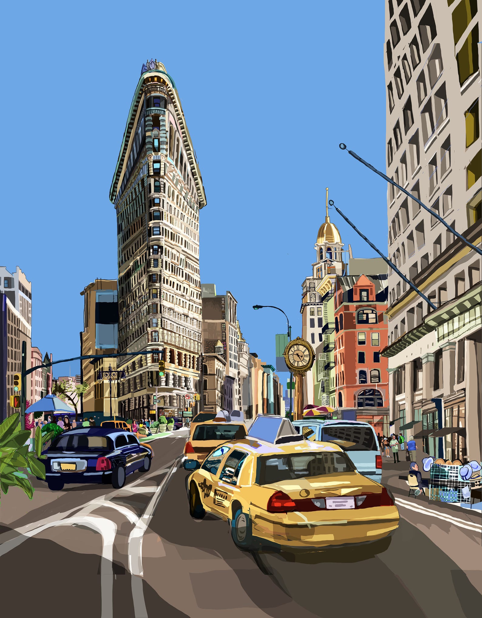 Flatiron Building Manhattan New York City Art Print - Etsy