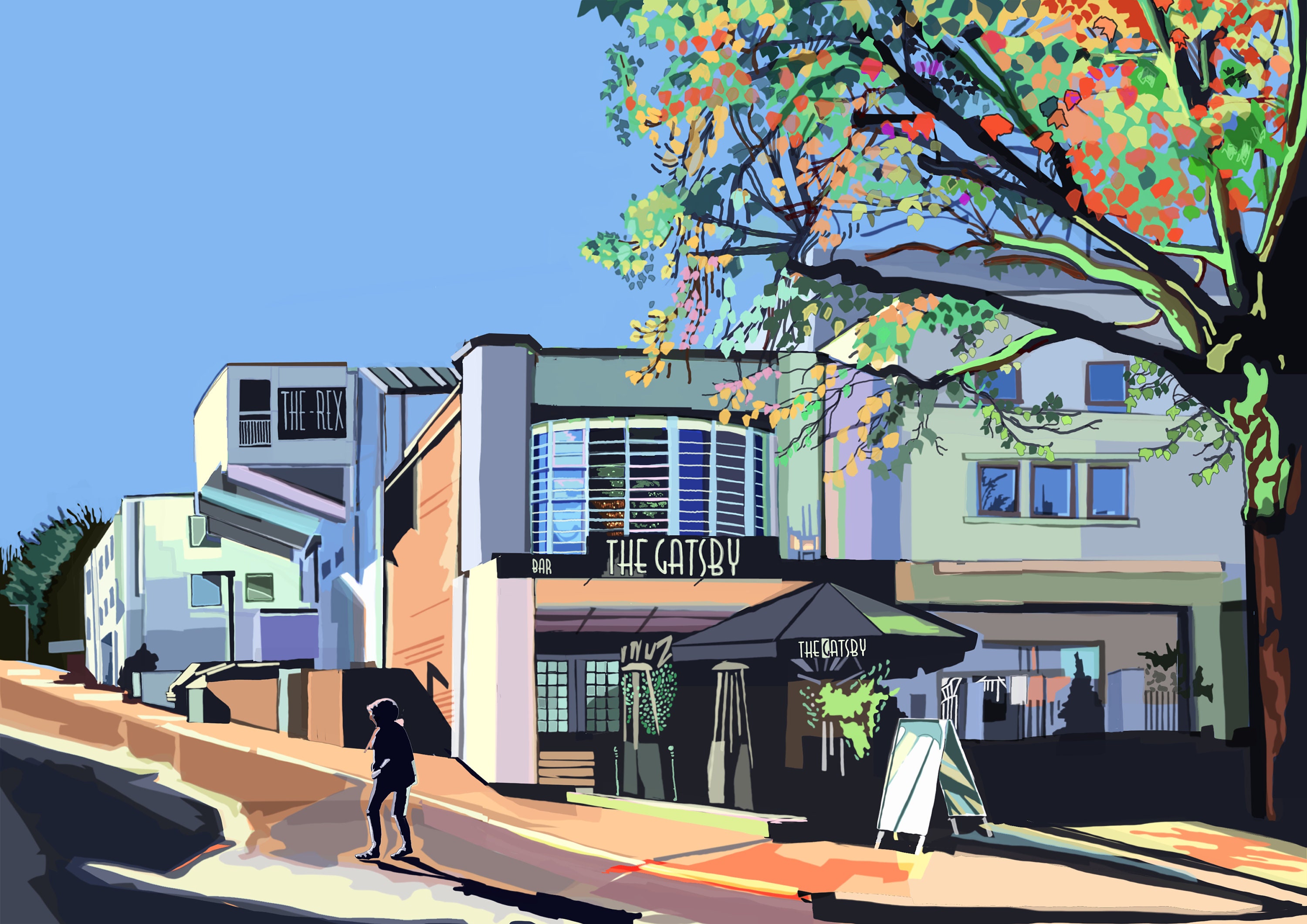 The Gatsby and the Rex Berkhamsted Art Print - Etsy