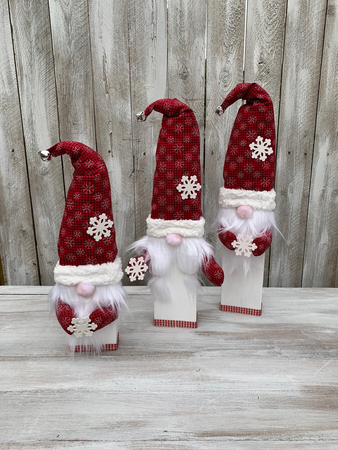 Christmas Gnome Decor Christmas Gnome Wood Set Gnome Decor - Etsy