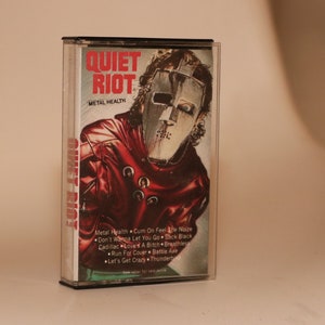Quiet Riot 1983 Tape 80s Cassette Hair Heavy Metal Mullet Rock and Roll ...
