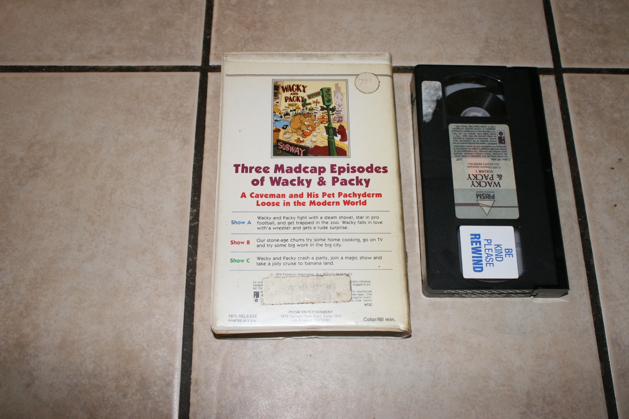 Wacky and Packy Vintage VHS Video Old-school Cartoon - Etsy UK