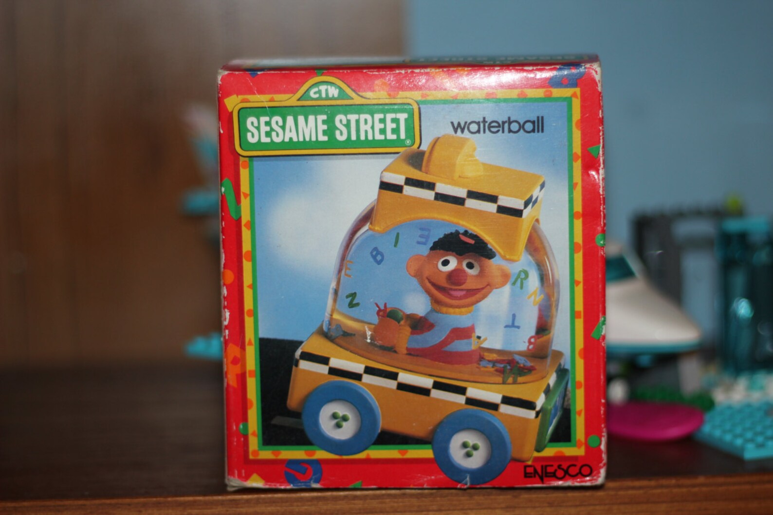 BERT Sesame Street 1993 Taxi Toy Car 80s-90s Snowglobe Muppets - Etsy