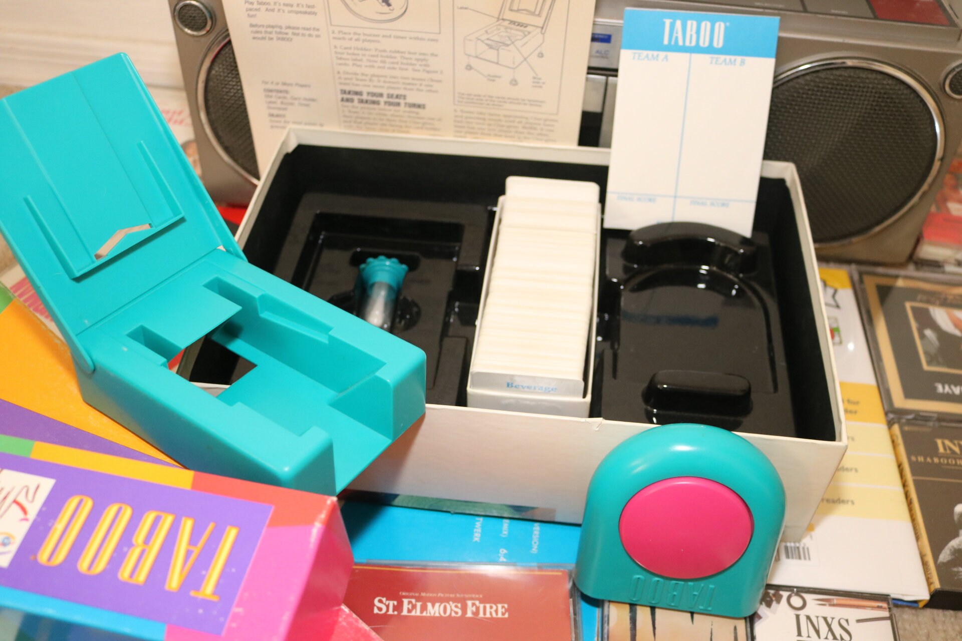 Taboo Game 1988 Milton and Bradley Vintage 1980s Boardgame - Etsy