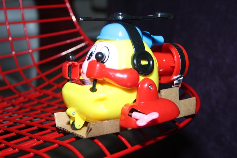 Roundabout Copter Vintage 1980s Toy Battery-op Toy Helicopter by BTG - Etsy