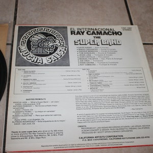 Ray Camacho El Internacional Record 1970s Mucha Salsa Banda - Etsy