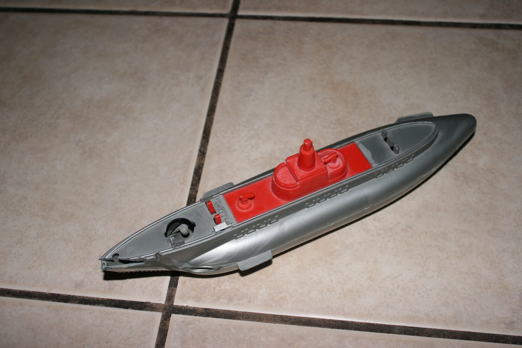 SUBMARINE Vintage 1950s Ideal Toy S16 Red/gray Made in USA 12 Not ...